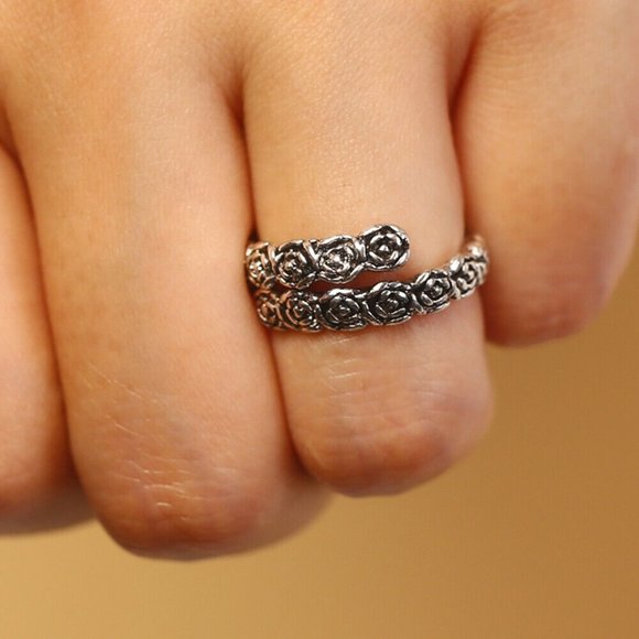 Jewelry | Rose Wrap Ring Adjustable | Poshmark